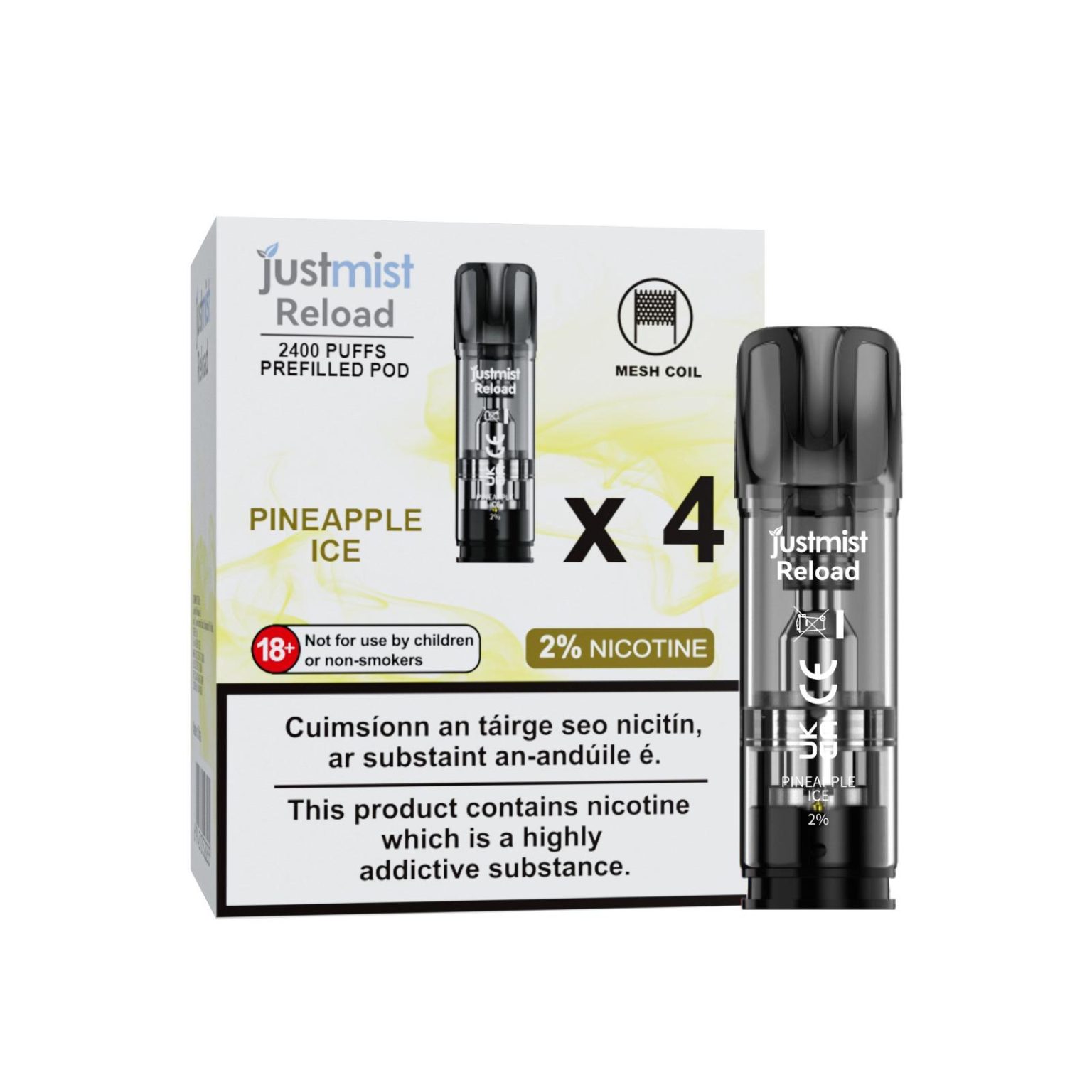 Just Mist Reload Pre-filled Pod – Pineapple Ice - Just Mist