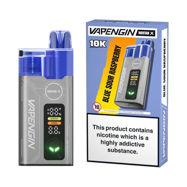 Vapengin Martian X – Prefilled Pod Kit – Blue Sour Raspberry - Just Mist