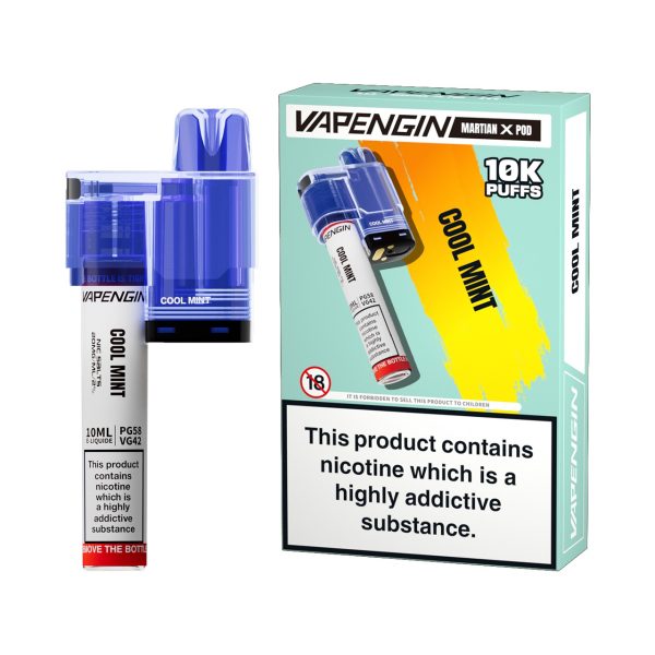 Vapengin Martian X – Prefilled Pod – Cool Mint - Just Mist