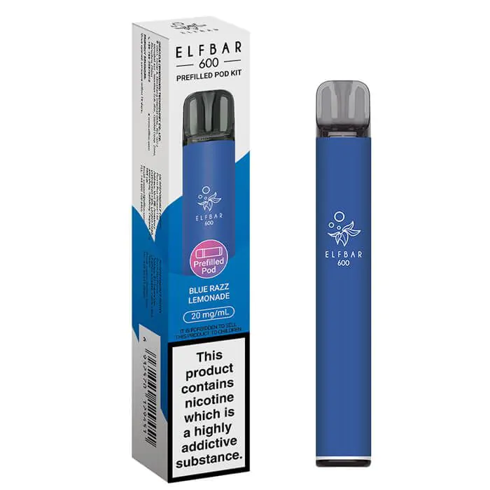 Elfbar 600 Prefilled Pod Kit – Blue Razz Lemonade - Just Mist