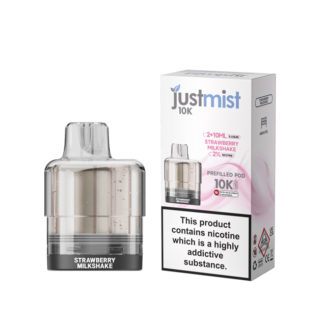 Just Mist 10K – Prefilled Pod – Strawberry Milkshake - Just Mist